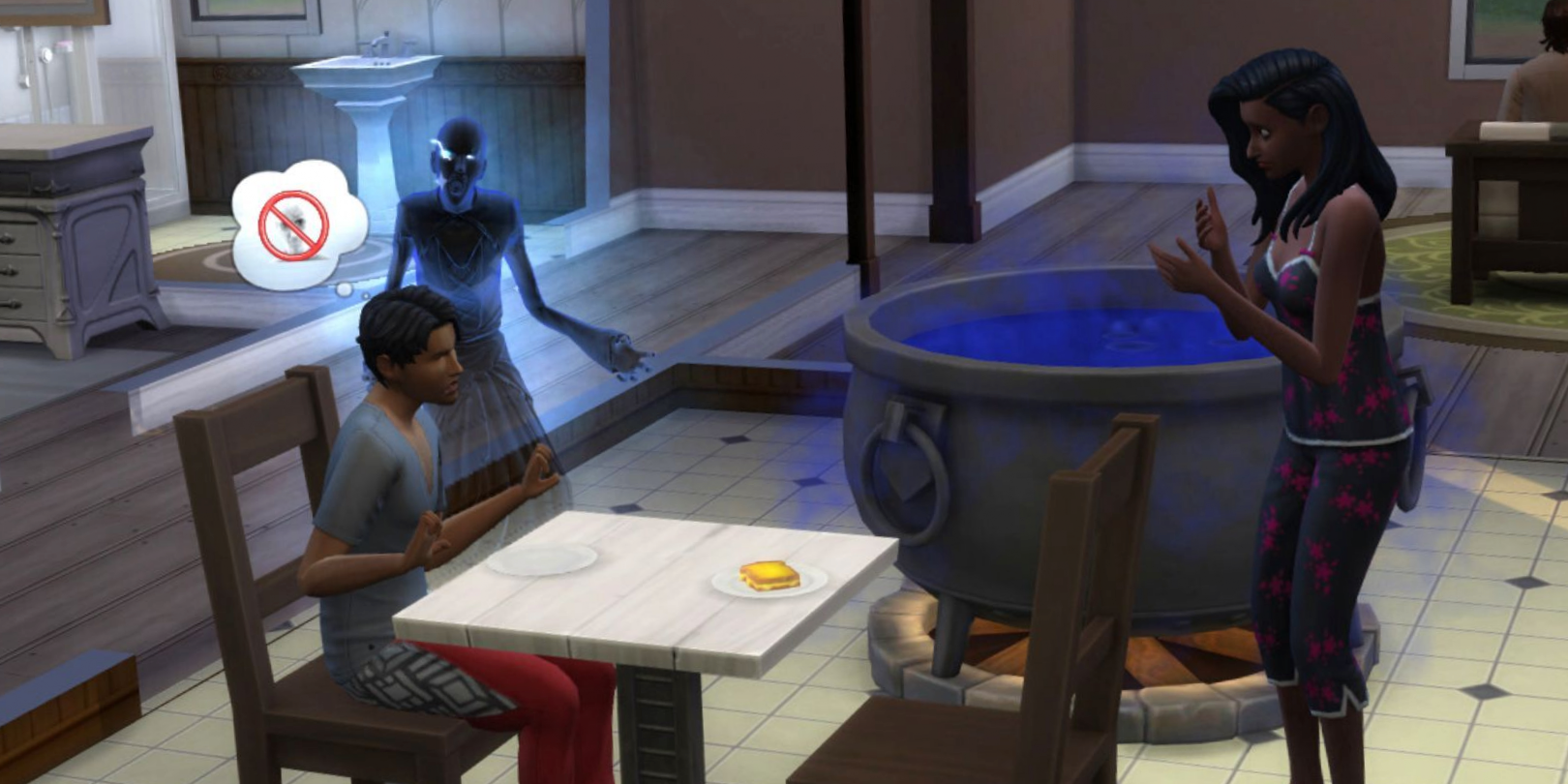 The chaotic curse of the night wraith in The Sims 4