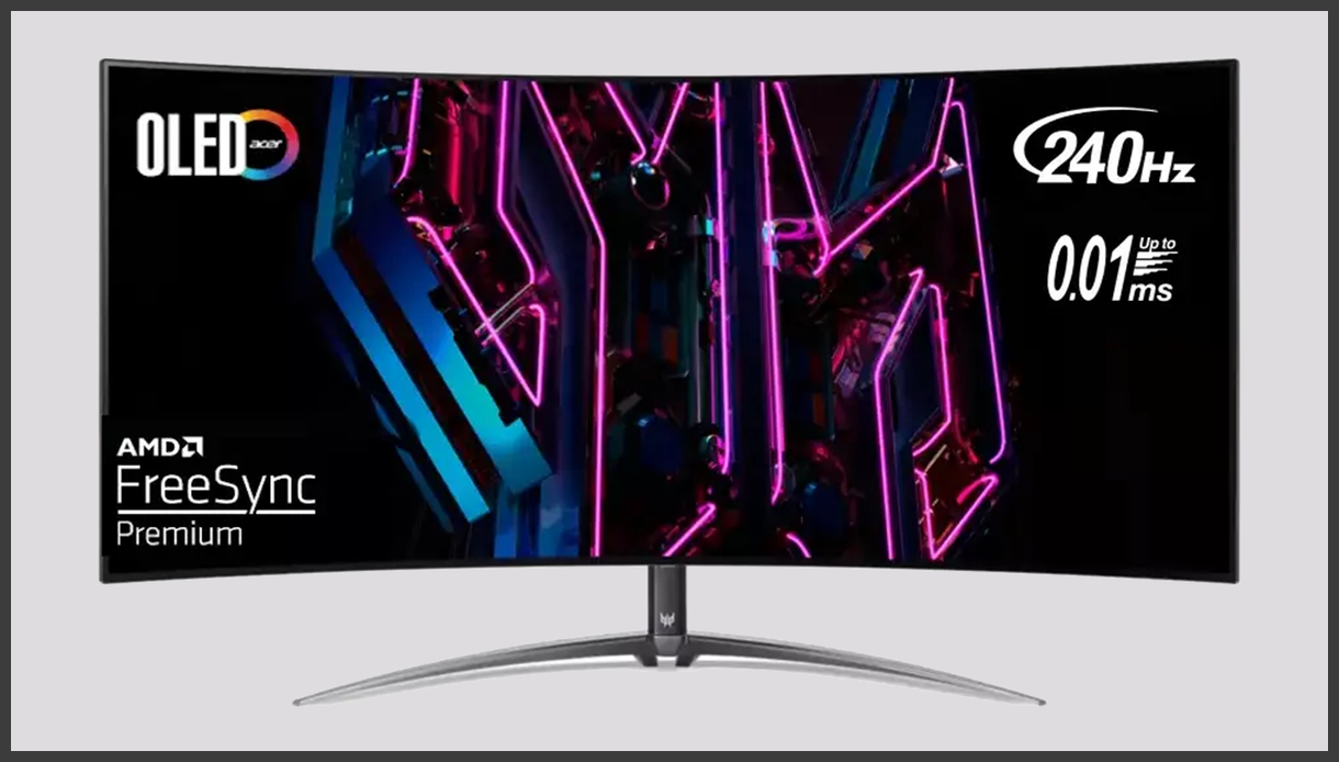Acer’s Predator X45 OLED gaming monitor is now available on Newegg