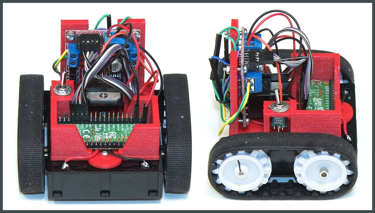 Raspberry Pi Pico Powers A Labview Controlled Surveillance Robot