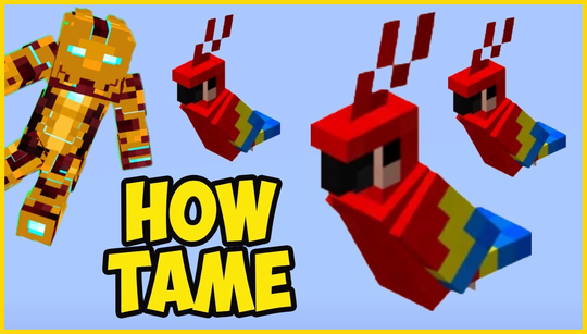 How to tame a parrot in Minecraft