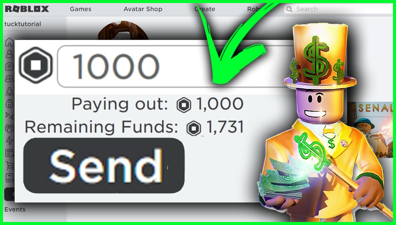 How to give people Robux in Roblox