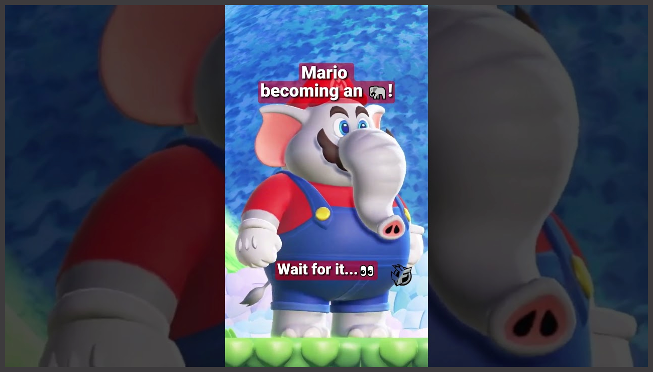 Super Mario Bros. Wonder shows off its wild new Mario transformation