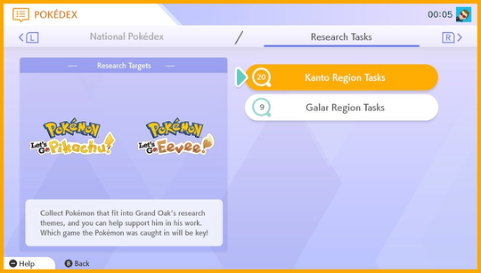 Every Pokemon Home Research Task and their rewards