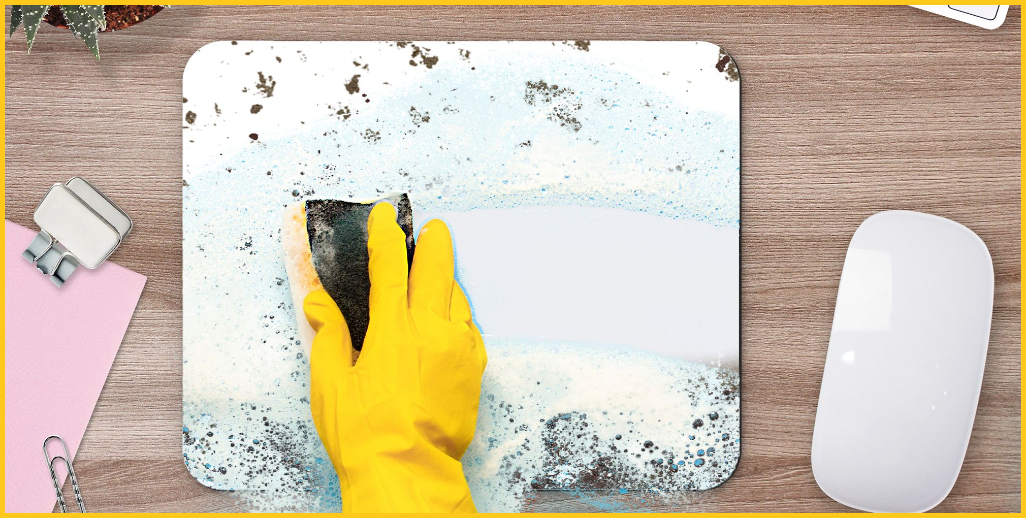 Clean your gaming mouse pad using these easy steps
