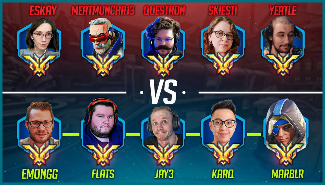 Overwatch 2 streamer occupies all 10 Top 10 leaderboard spots