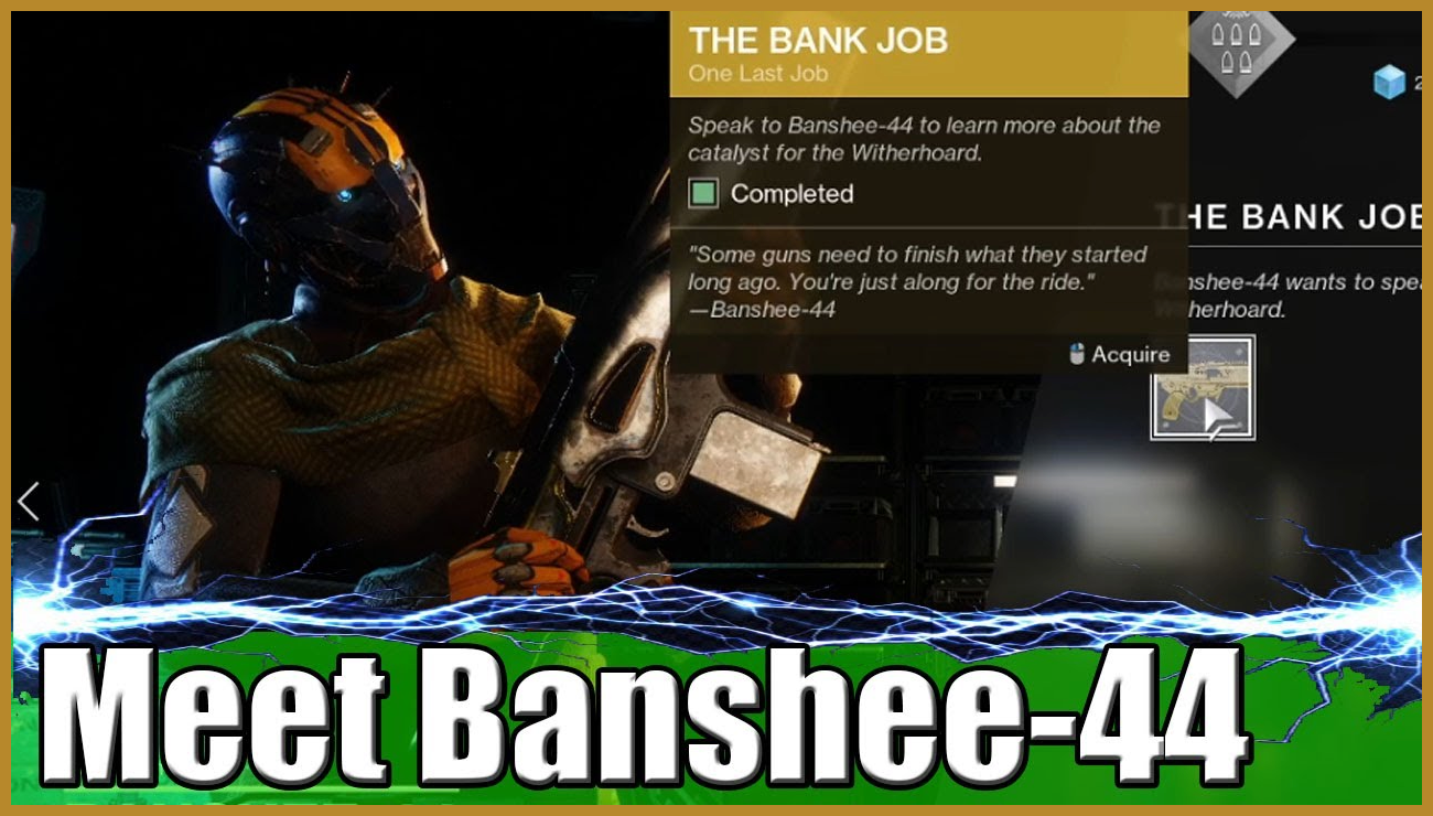 Destiny 2 Banshee-44 inventory and store guide