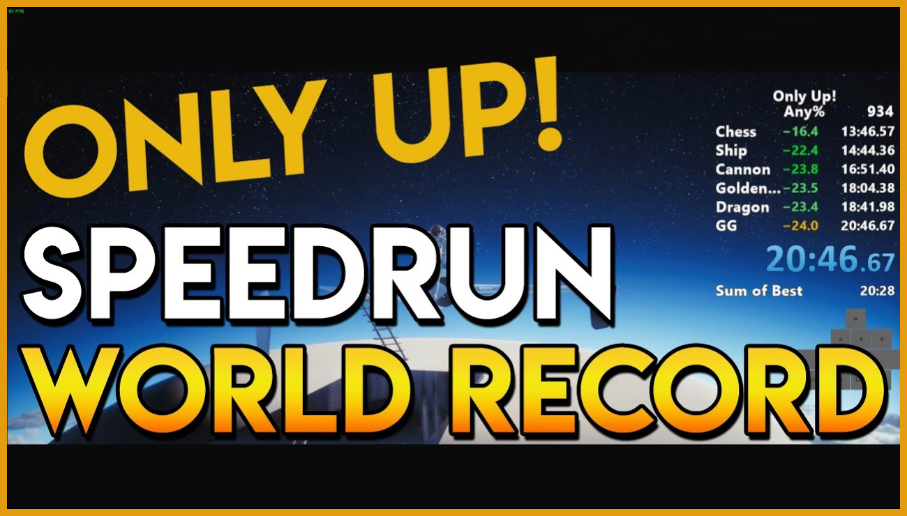 Only Up speedrunner beats game in shocking 33 seconds