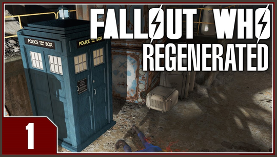 Fallout 4 Police Box, TARDIS, and Who fan art