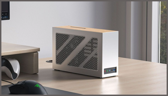 PC maker puts graphics card on top of its tiny new gaming PC