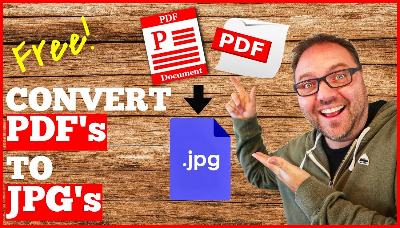 How to convert PDF to JPG or JPG to PDF