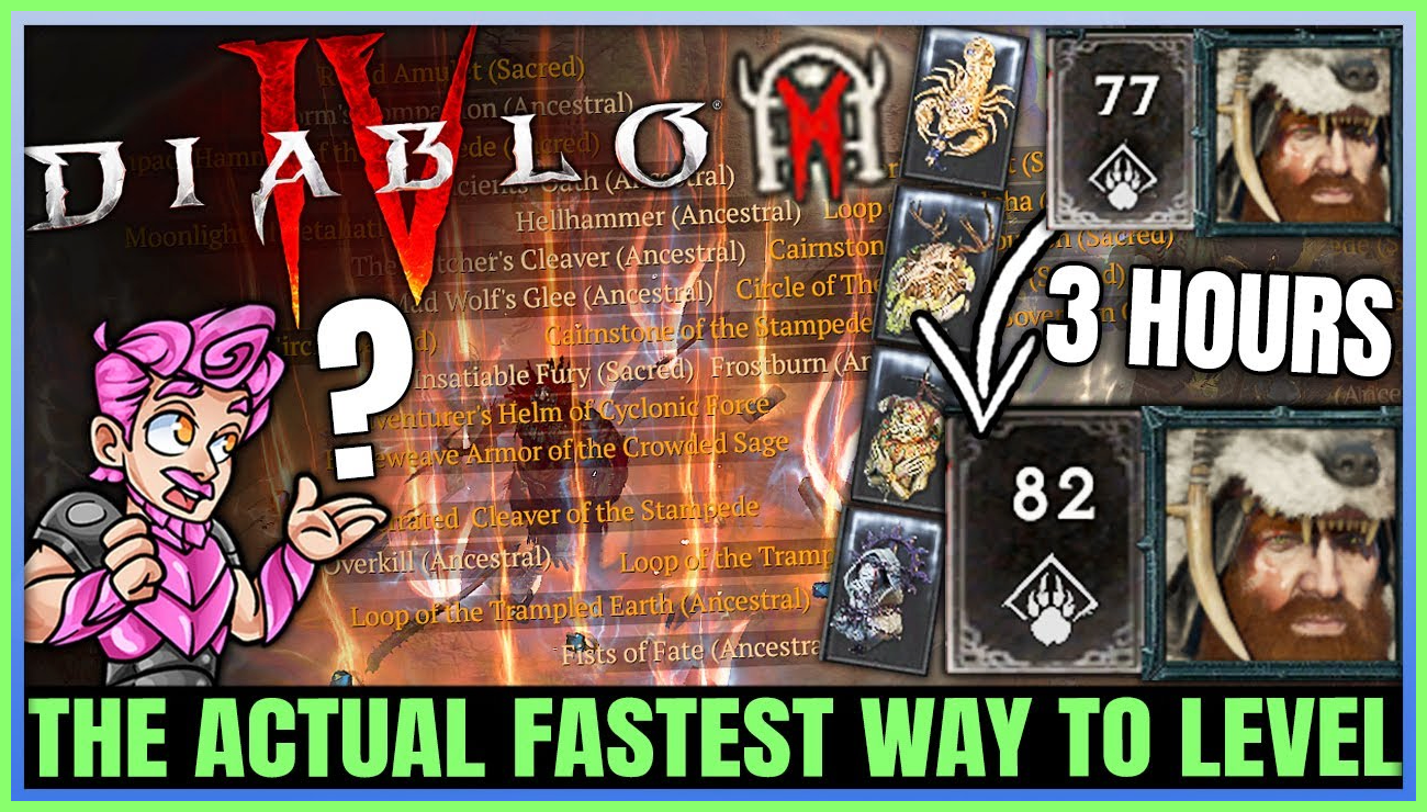 Diablo 4: best ways to level your character fast