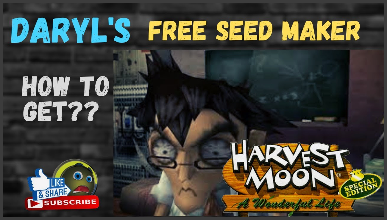 Get a free Story of Seasons: A Wonderful Life Seed Maker