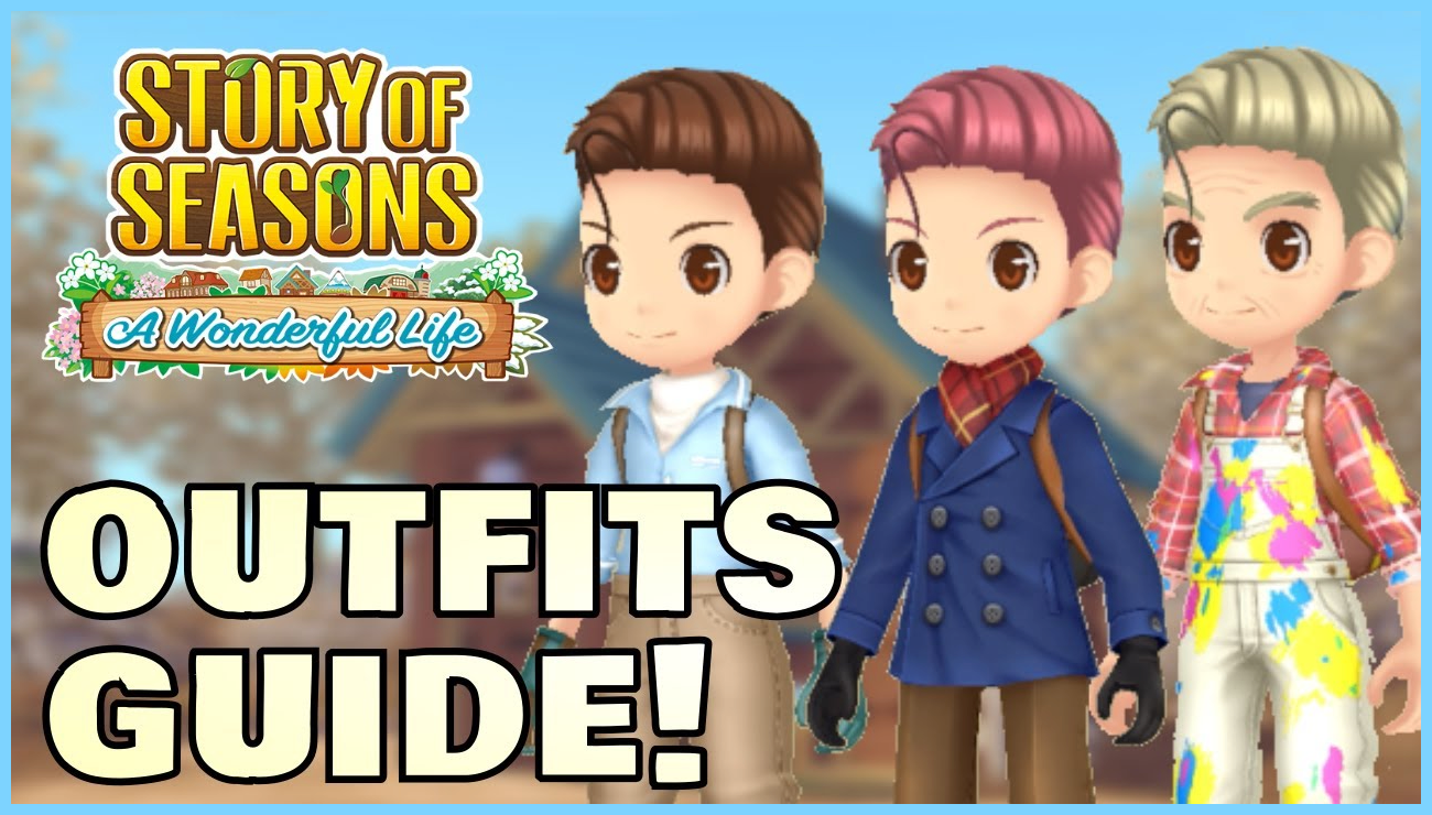 How to change your clothes in Story of Seasons: A Wonderful Life