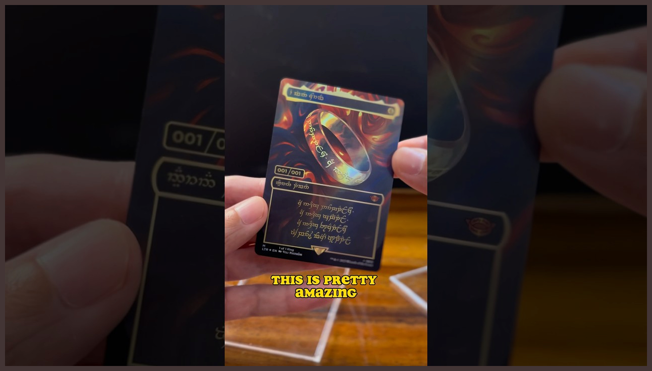 The One Ring MTG card location is the ultimate prize